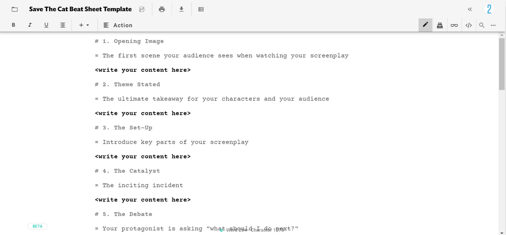 How To Plan Your Screenplay Using The Save The Cat Beat Sheet Tips And 